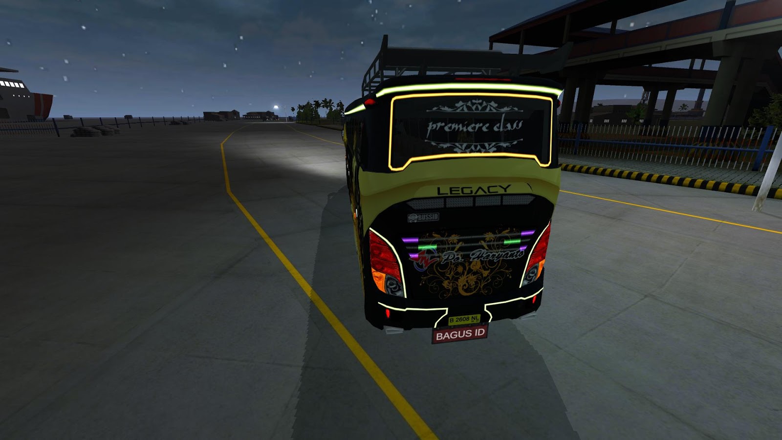 Livery Bus Haryanto Wayang Emas Arjuna XHD BUSSID - Bagus ID