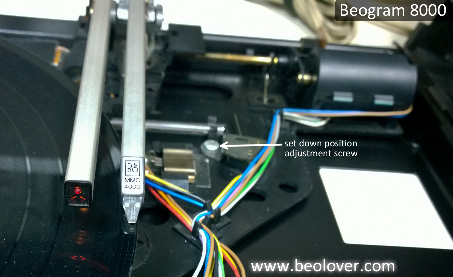 beolover: Beogram 8000: Tracking and Tracking Force Adjustments