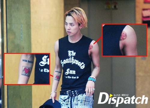 BIG BANG (^-^) 빅뱅 VIPS: G-Dragon's Everyday Tattoo Fashion [NEWS/PHOTO]