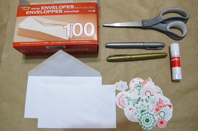 One Thousand Looks: DIY ENVELOPE GIFT BAGS