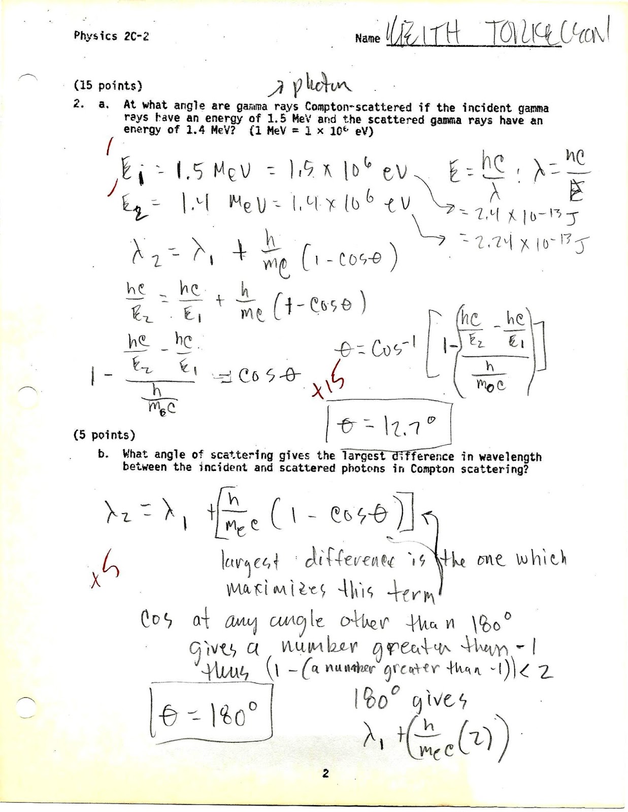 The Torkel Saga 2059: UC Davis Physics Exam Sample by student Keith ...