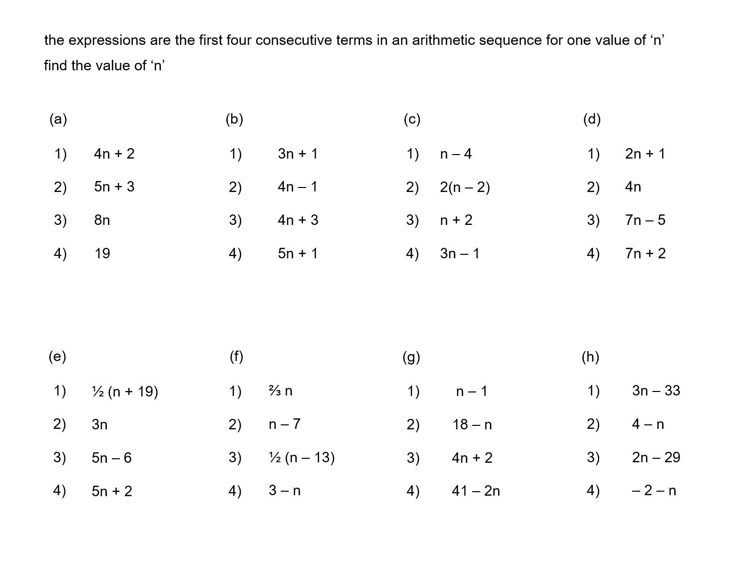 MEDIAN Don Steward mathematics teaching: equations with arithmetic and ...