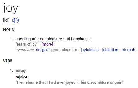 Puddle Jumping: 25 Days of Joy - Day 5 The Definition of Joy