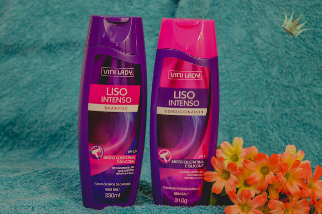Mãos de Princesa: Shampoo e Condicionador Liso Intenso - Vini Lady