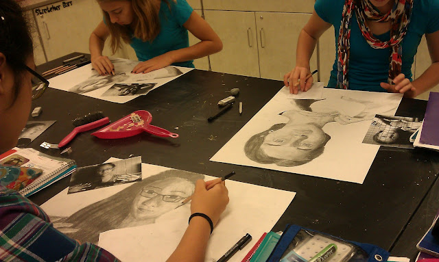 Art with Mrs. Kennedy: 8th Grade Drawing- Self-Portrait