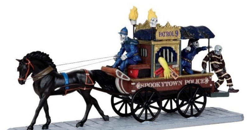 Andy's History Of Lemax Spooky Town Fan Blog: Spookytown Police Wagon ... Andy's History Of Lemax Spooky Town Fan Blog: Spookytown Police Wagon ...