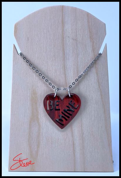 Scrollsaw Workshop: Be Mine Heart Pendant Scroll Saw Pattern.