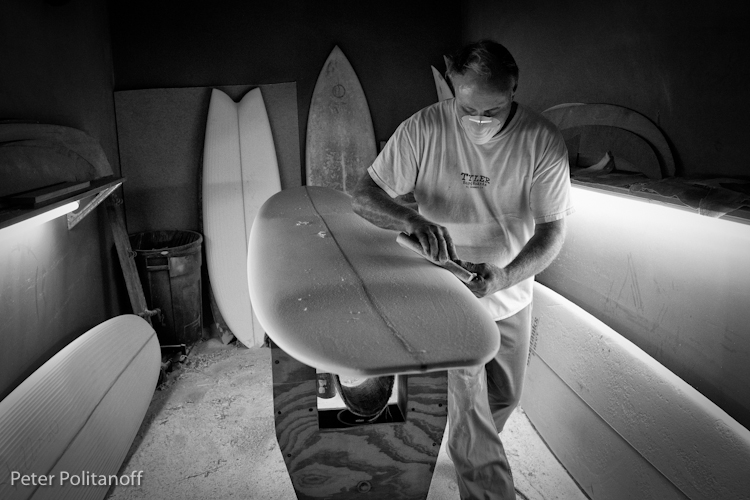 Peter Politanoff: Shaping with Mike Geib; Custom Made Surfboards