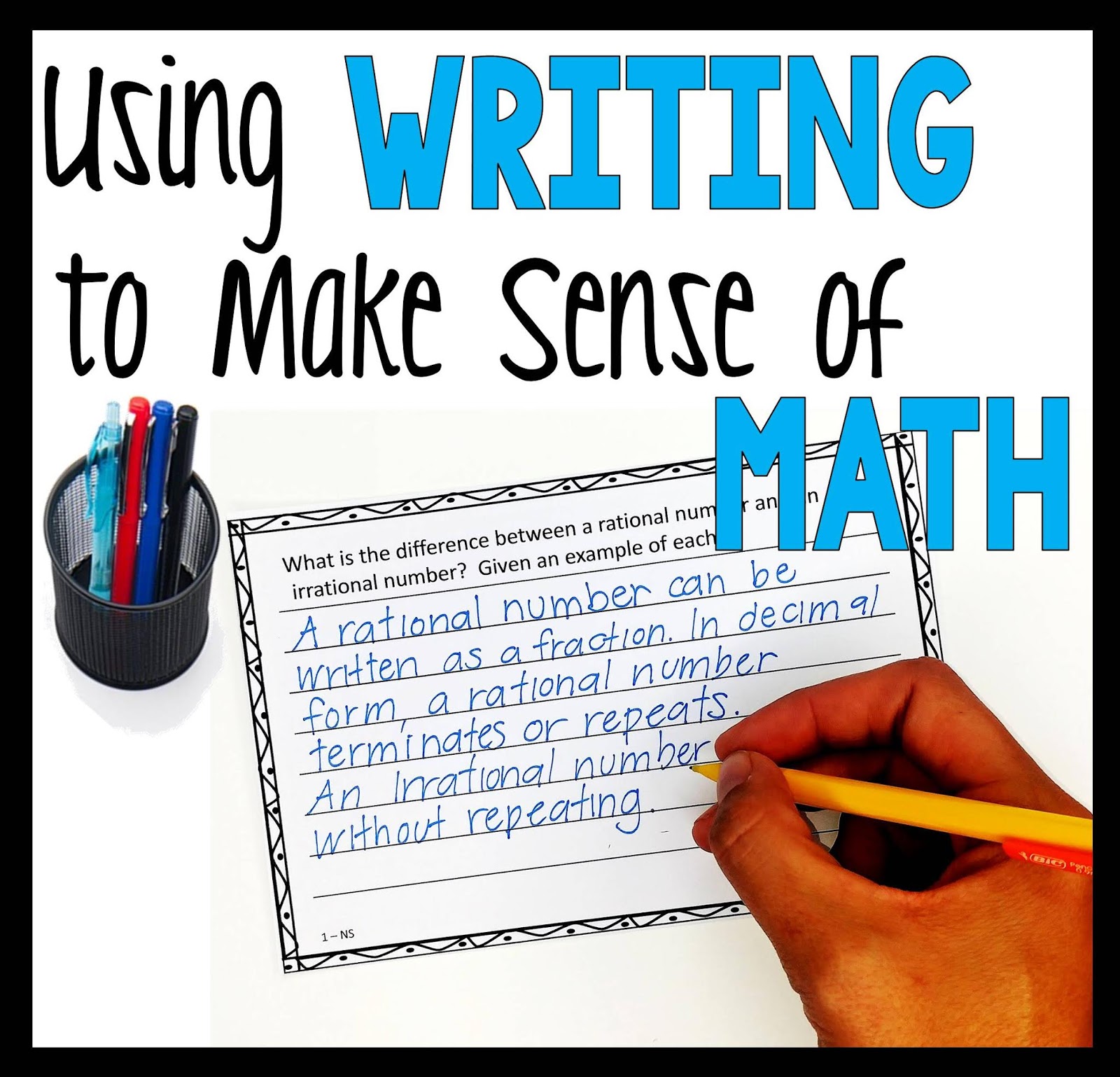 Using Writing To - Mathematics basics