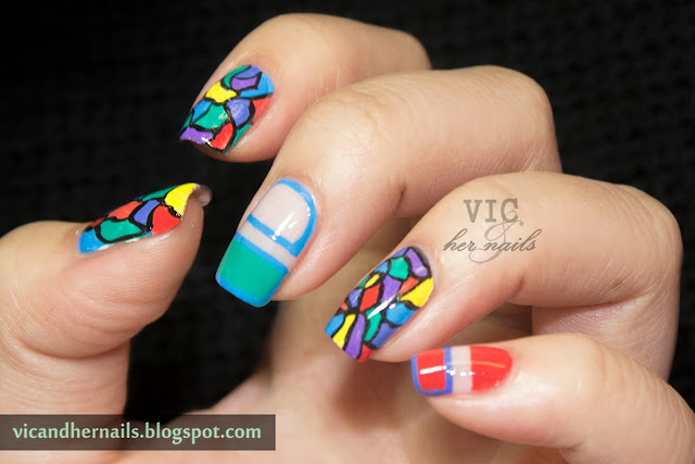 Vic and Her Nails: VicCopycat - Manicurator's Mosaic Nail Art