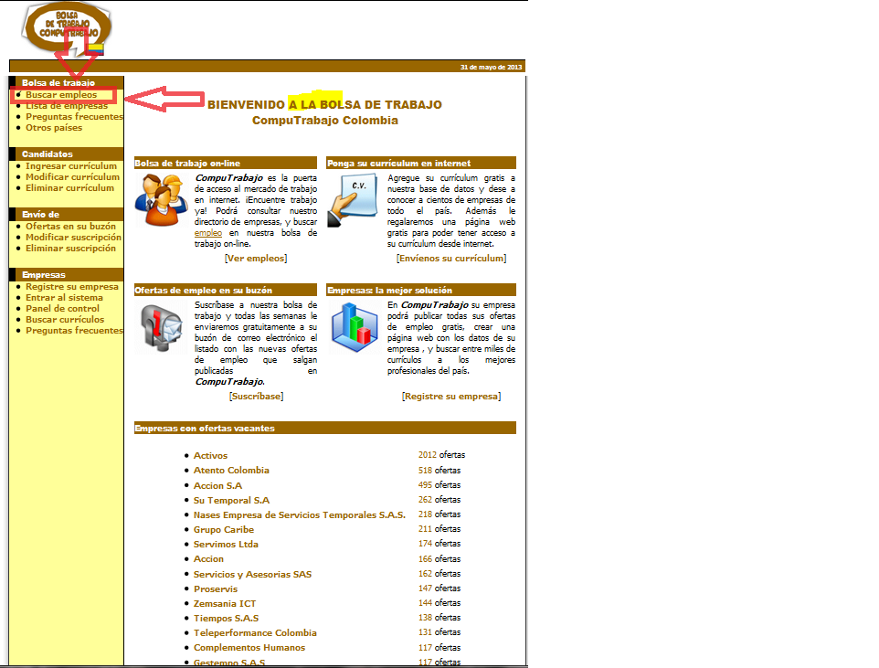 LA WEB EMPLEO (COMPUTRABAJO)