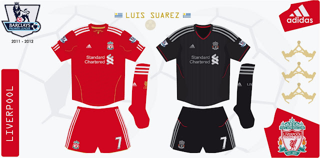 Design Futbol Kits: Liverpool 2011 - 2012 (Premier League)