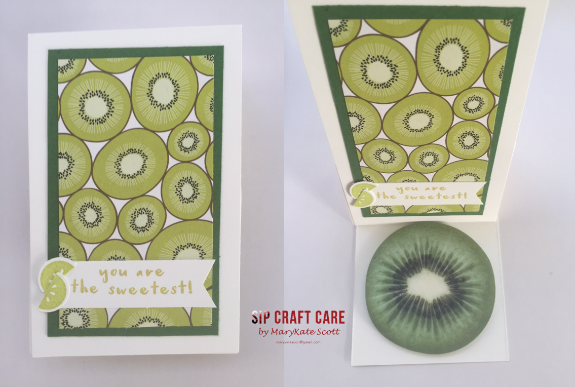 SipCraftCare: Fruit Basket Post It Notes