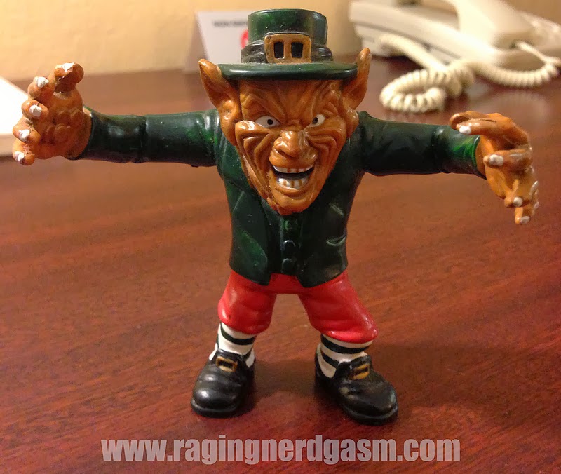 Raging Nerdgasm: Promotional Bendy Leprechaun movie promo toy