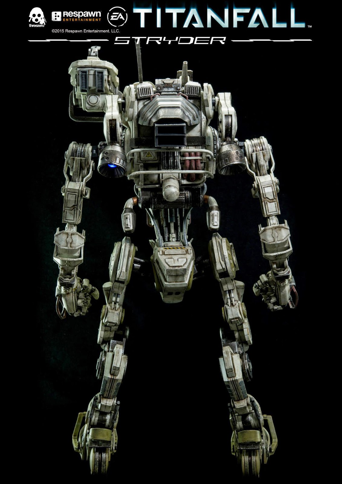 toyhaven: ThreeZero 20" Tall Titanfall Stryder collectible robot with 6 ...