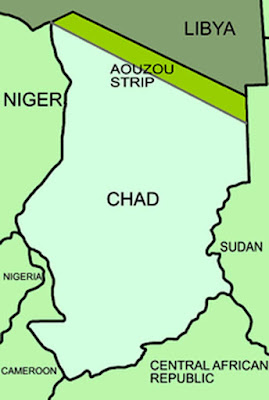 Peta Negara Chad Di Afrika Tengah | Web Sejarah