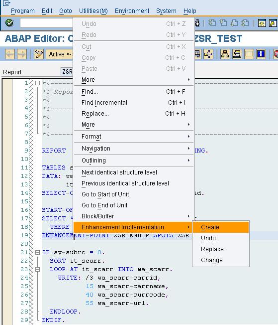 User Exit - Explicit Enhancement Point - Learn SAP Program