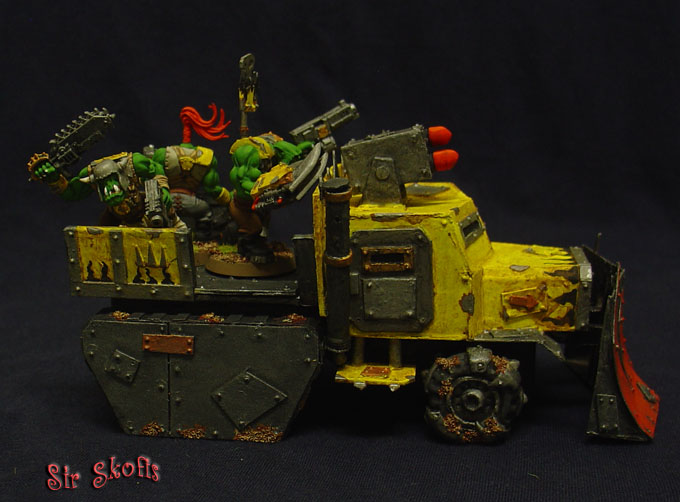Sir Skofis's Workshop: How to make a Cardboard Ork Trukk (scratch building)