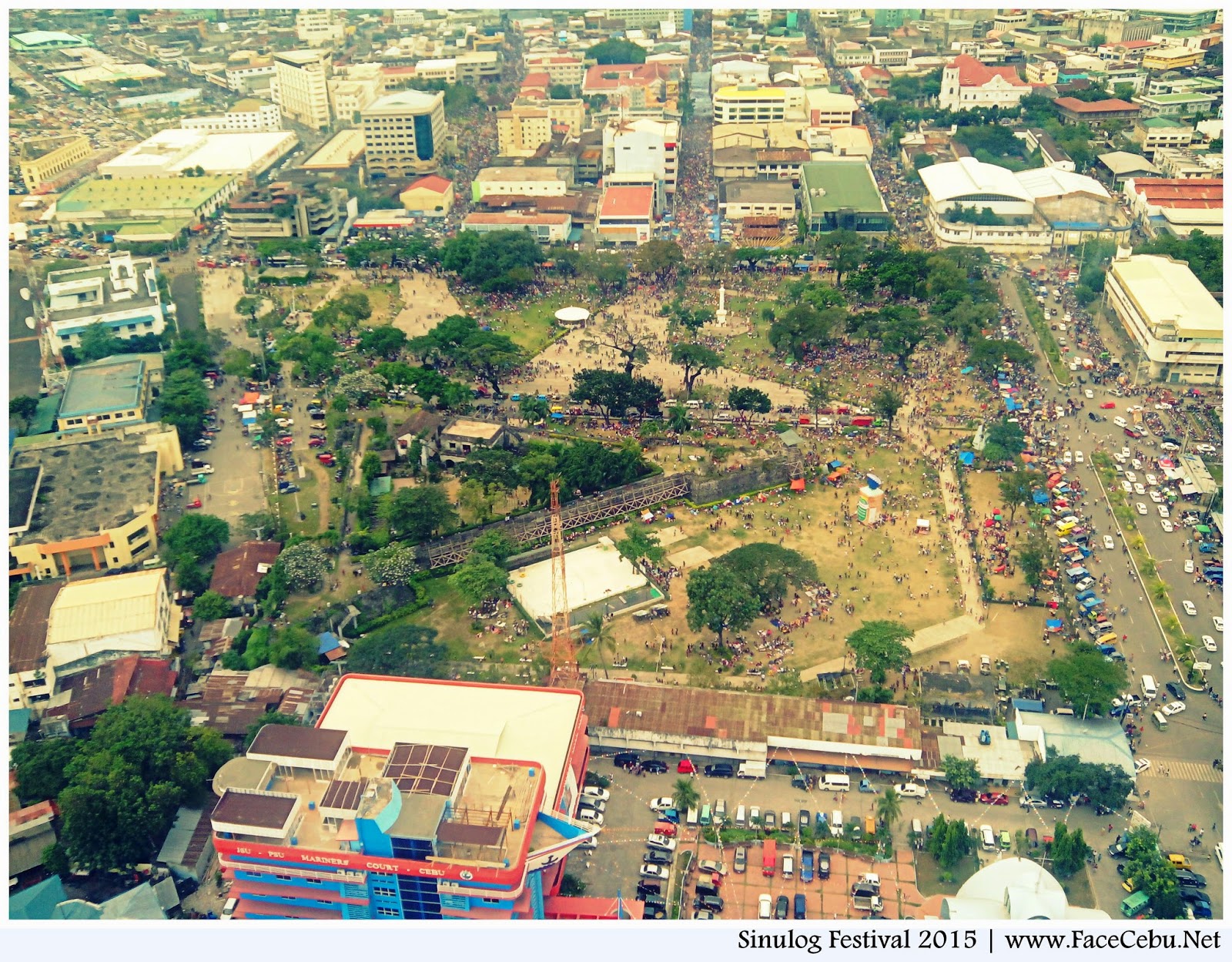 Cebu Aerial View During Sinulog Festival 2015 - FaceCebu | Cebu ...