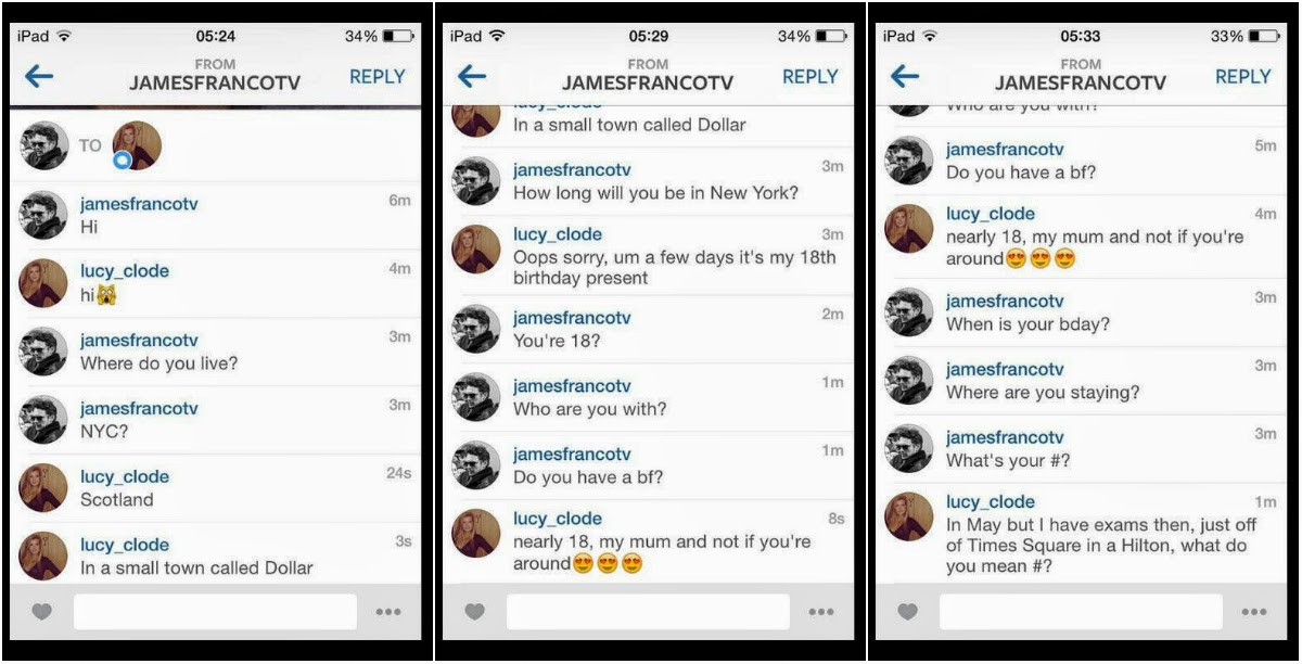 The Allure of Nymphets: Famous Ephebophile: James Franco - On and Off ...