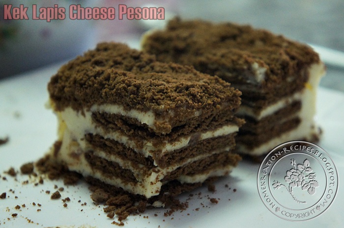 HomeKreation - Kitchen Corner: Kek Lapis Cheese Persona