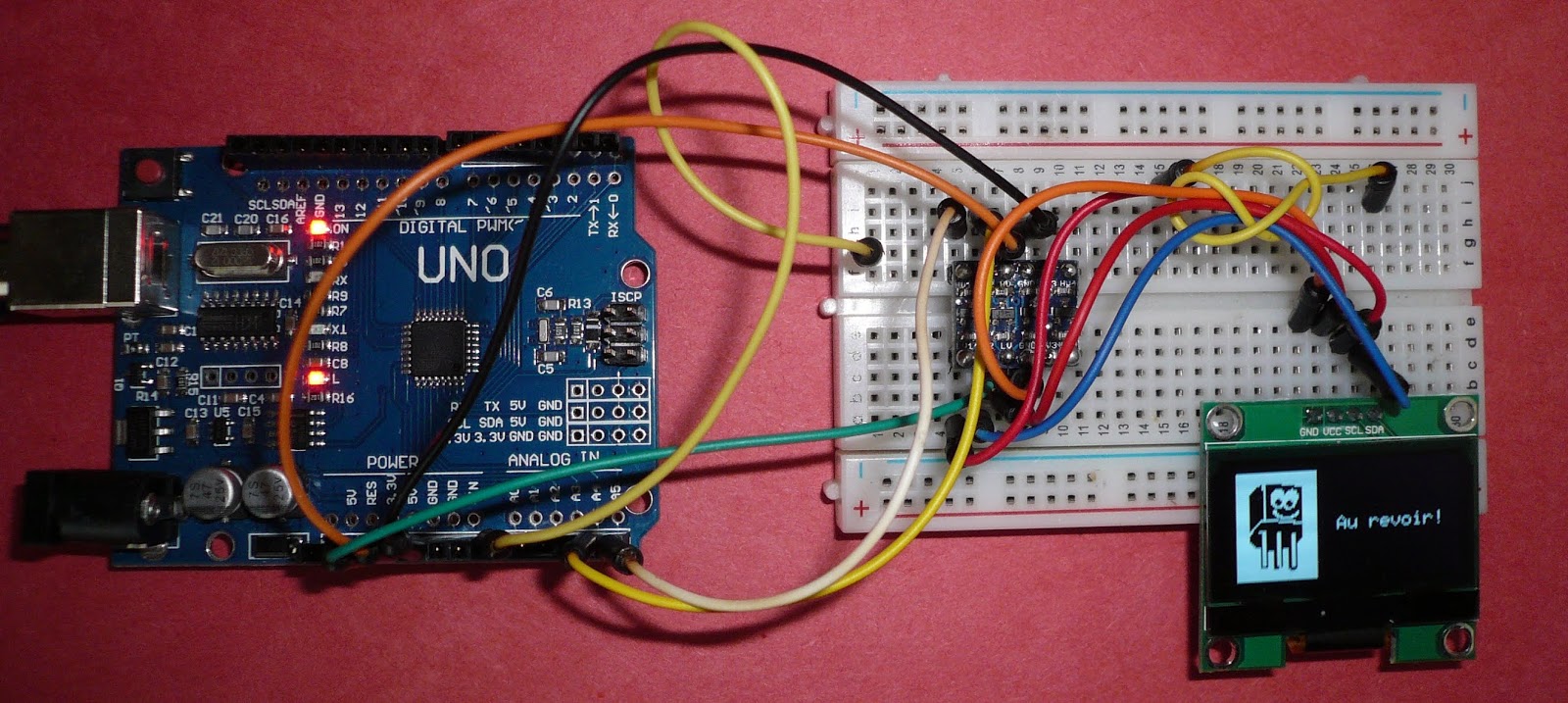 Électronique en amateur: Écran OLED SH1106 I2C et Arduino