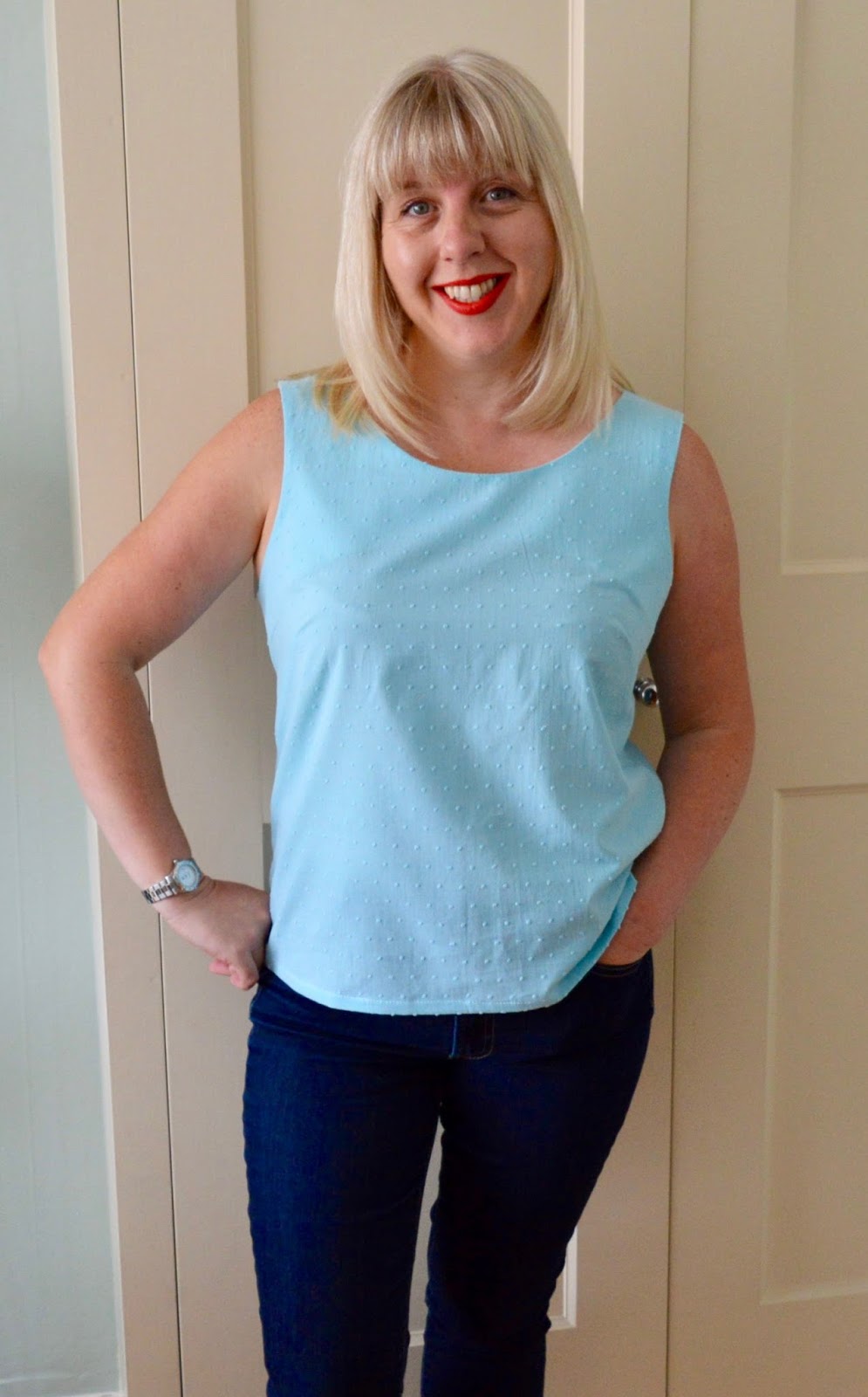 Handmade Jane: More sleeveless shell tops