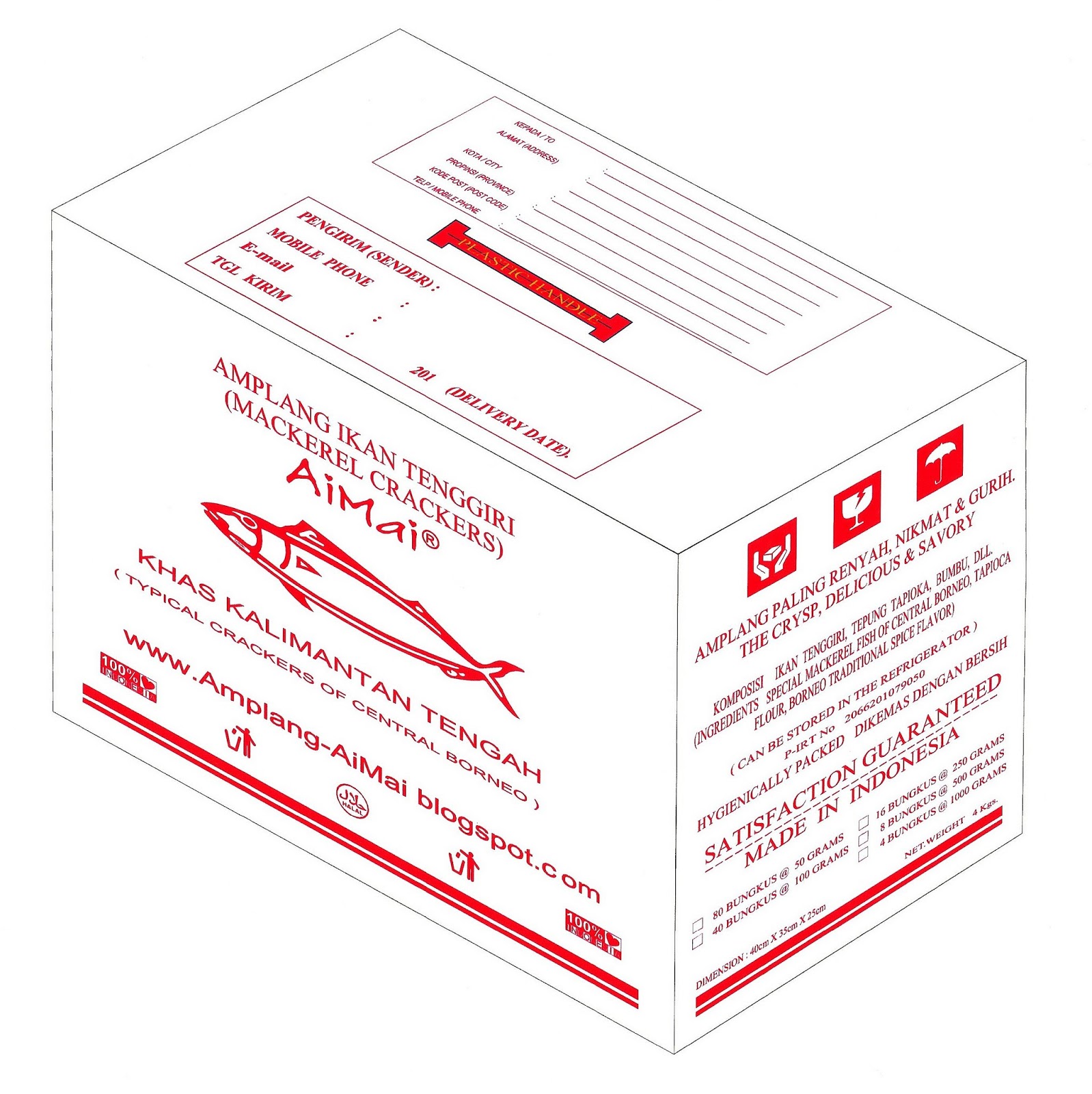 AMPLANG "UMAI" - AiMai, STIK TENGGIRI, MADU HUTAN KALIMANTAN KHAS SAMPIT.