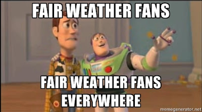 A Christ-follower with a limp: I confess...I'm a Fair Weather Fan