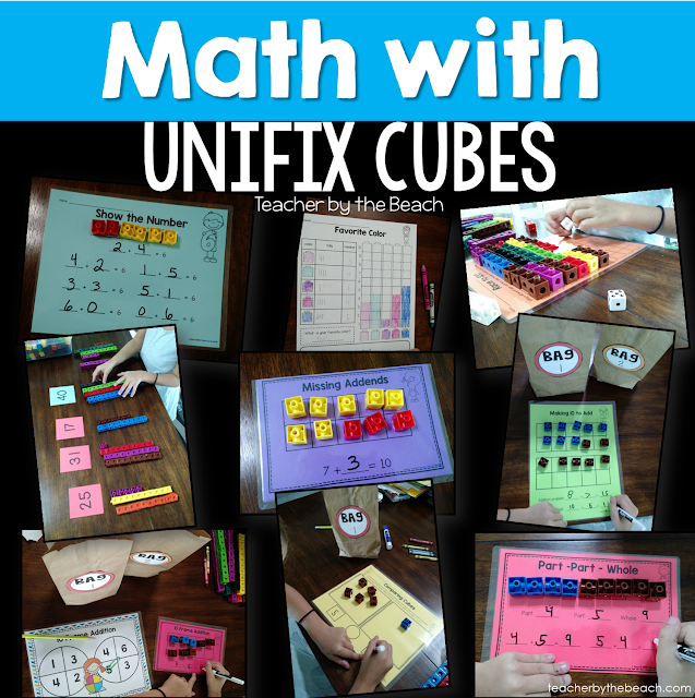 Math with Unifix Cubes - Teacher by the Beach