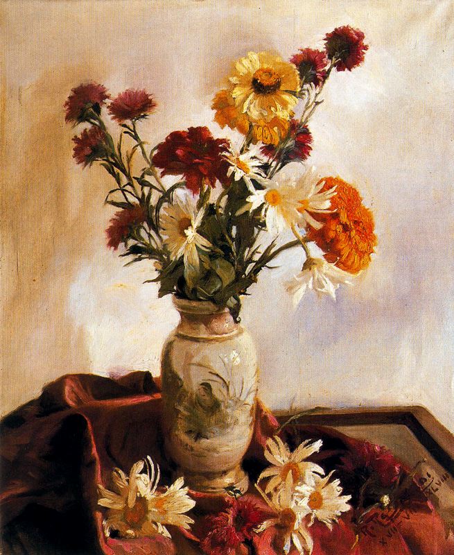 Painting of Baldomero Romero Ressendi artist, Baldomero Romero Ressendi ...