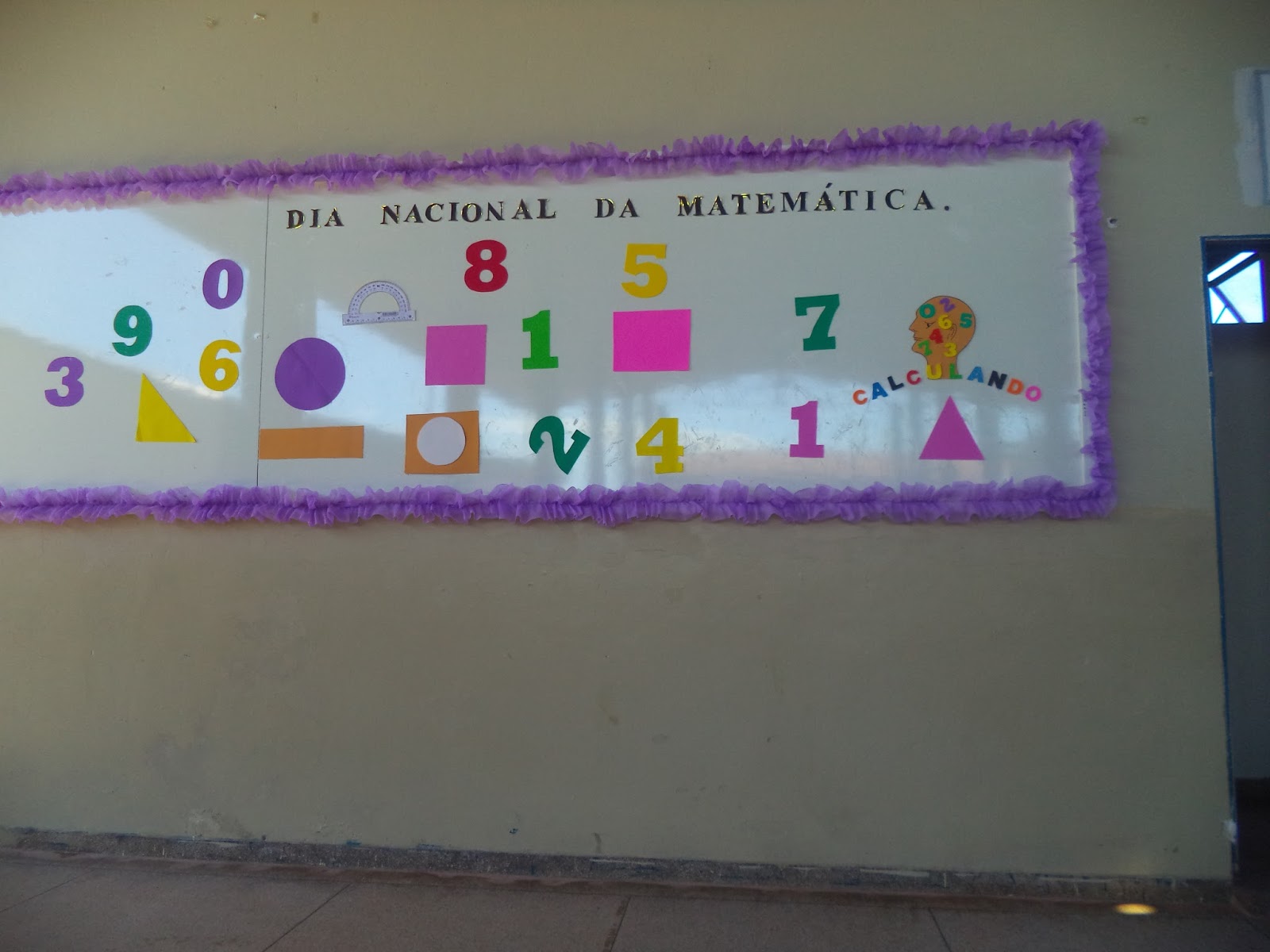 Colégio Estadual Elesbão Lima: “Dia Nacional da Matemática”