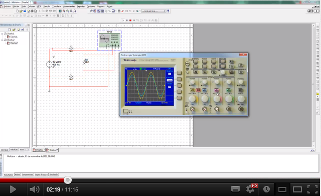 CAPITULO #4 - Señal AC en osciloscopio. | SYM2