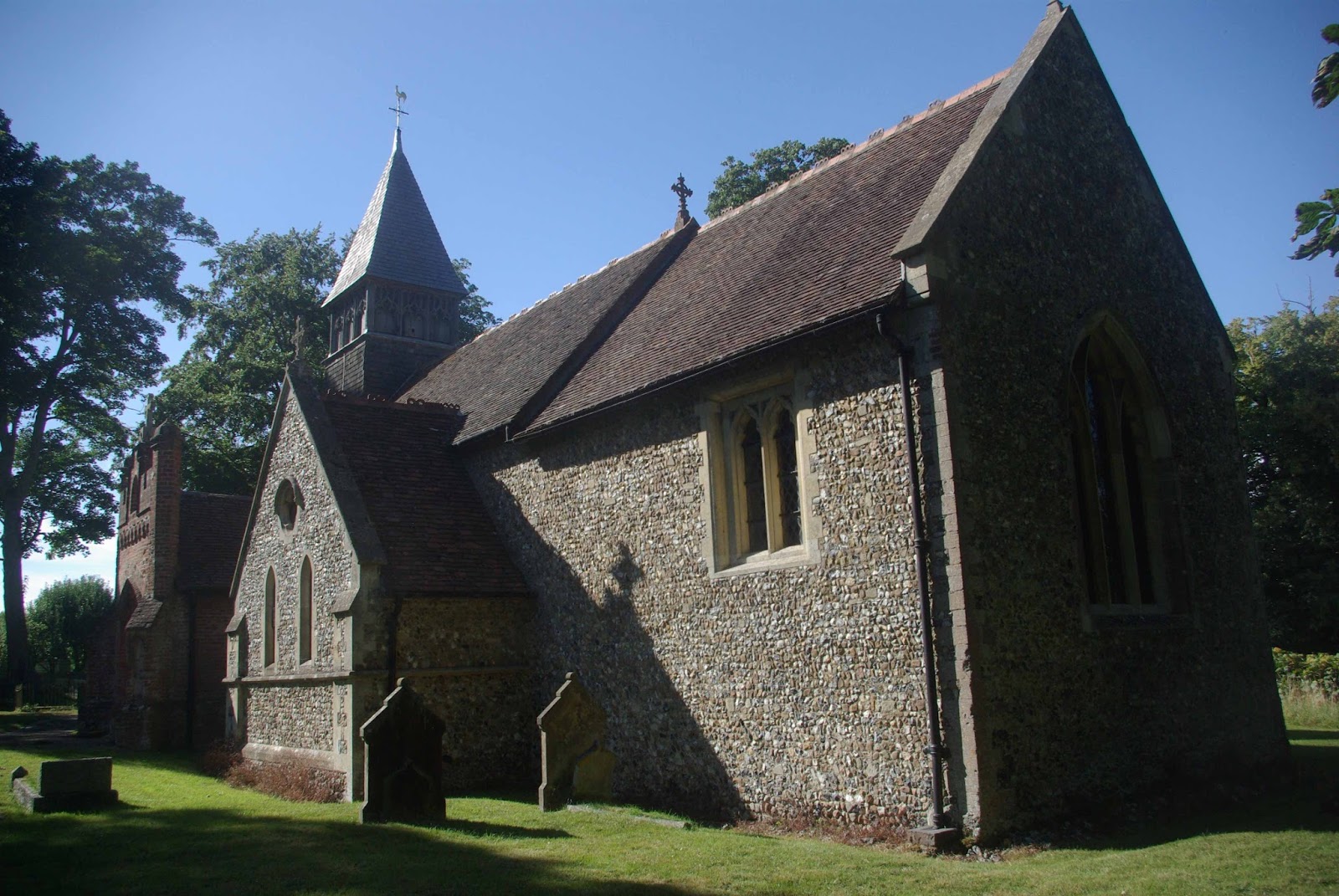 Icknield Indagations: A knight on the tiles: Meesden church, Herts