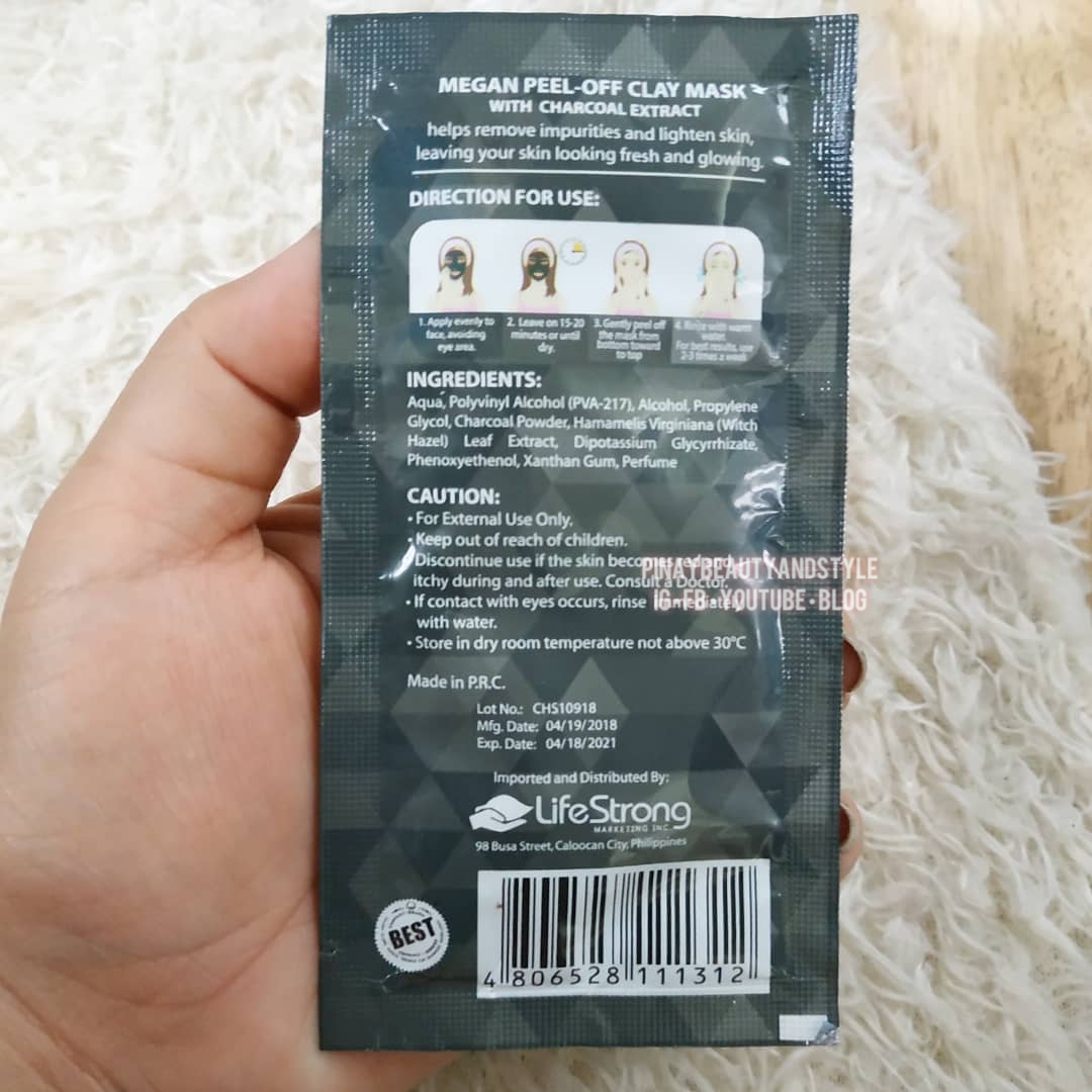 REVIEW Megan Peel Off Mask ClayMask in Charcoal - Really Detoxifying ...