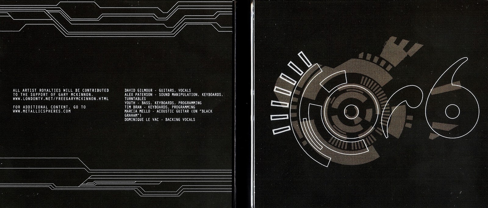 Pink Floyd Ilustrado: 2010 Metallic Spheres - The Orb + David Gilmour