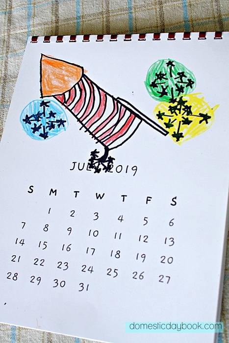 Art Project for Kids - Calendar