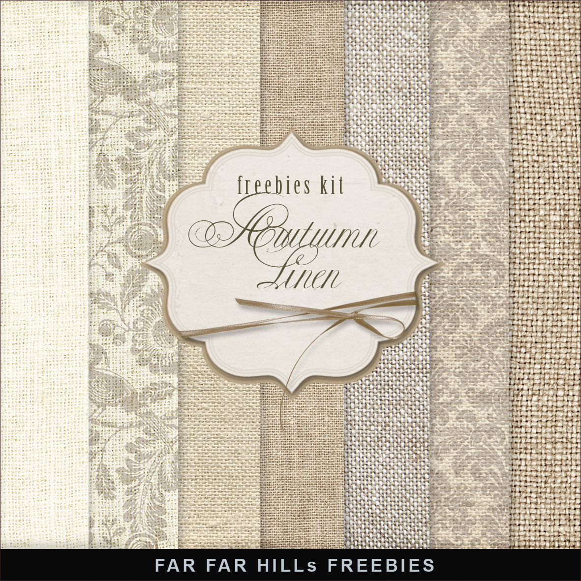 Freebies Kit of Paper - "Autumn Linen":Far Far Hill - Free database of ...