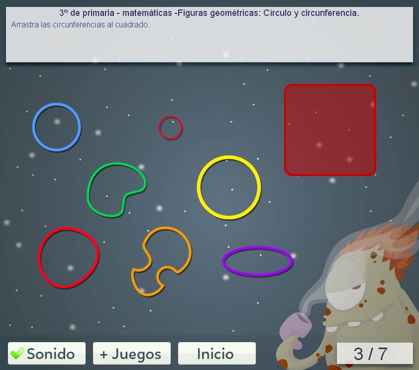 Year 4 A: JUEGO: Círculos y circunferencia