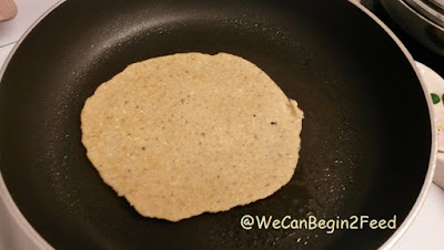 We can begin to feed...: Quick Oatflour Flatbread