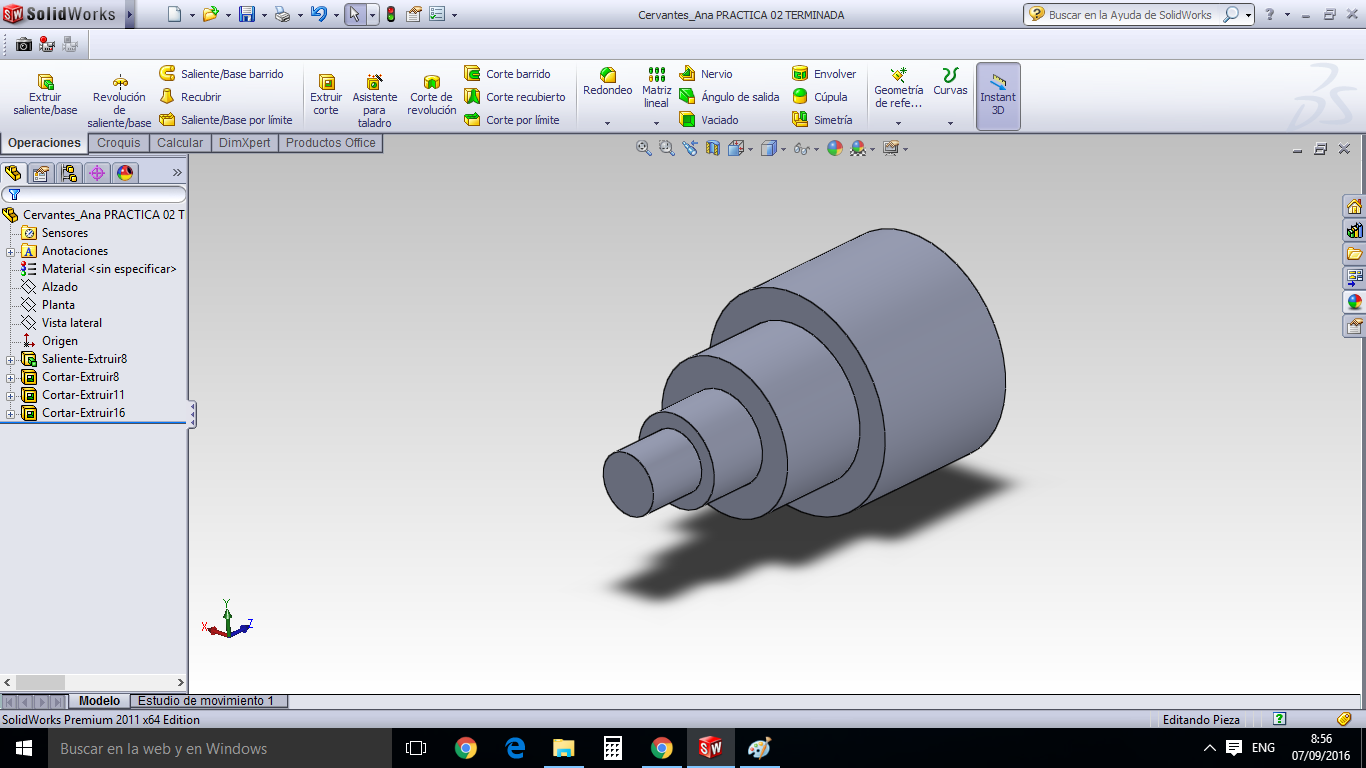 Cervantes Ana 3A Solidworks : PARCIAL 01