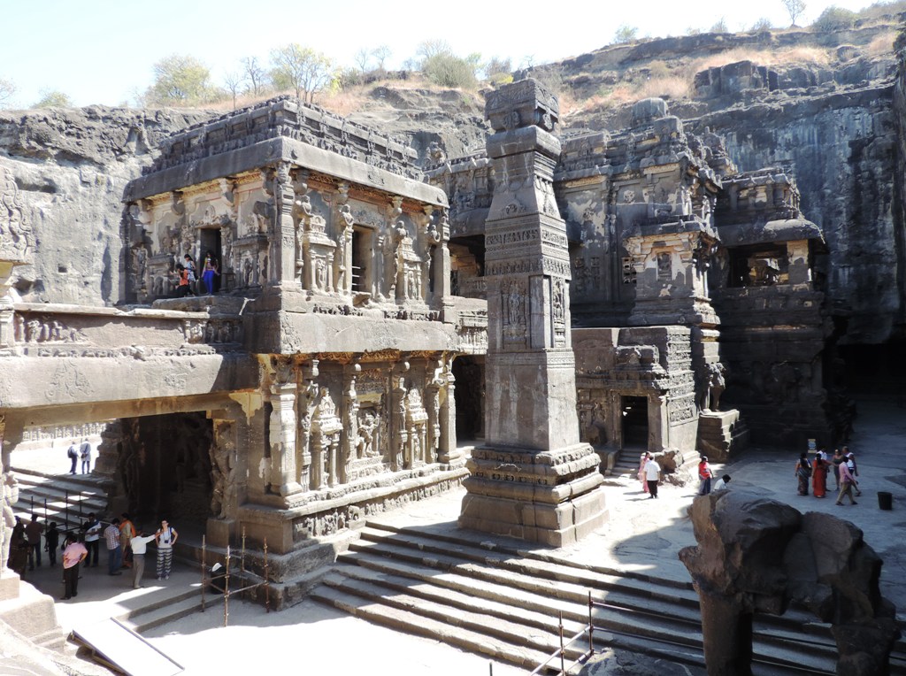 Just About Everything: Ellora Kailasa Cave, Ancient rock-cut cave ...