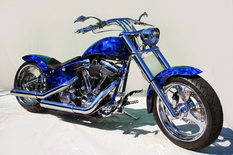 biker excalibur II: Blue Motorcycles
