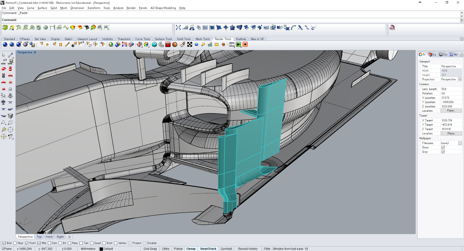 Side Pod Vane Development of Perrinn F1 Part 1