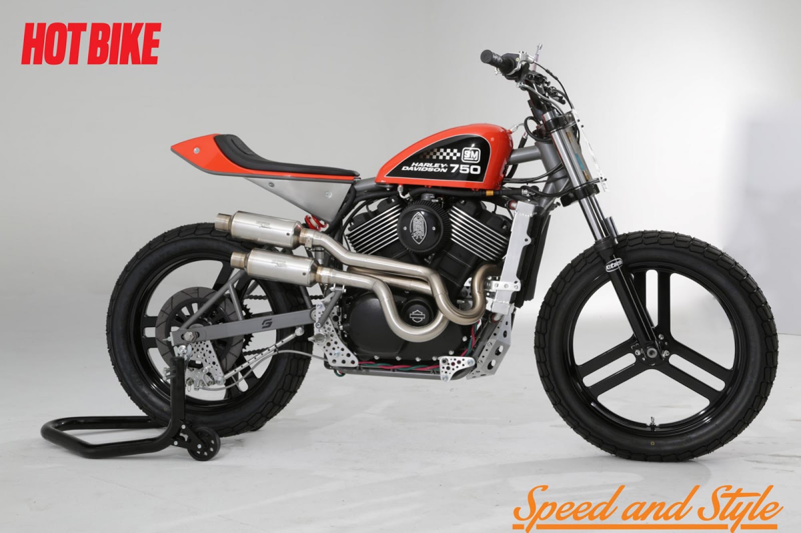 Racing Cafè: Harley Street 750 Dirt Track by Brawny Built