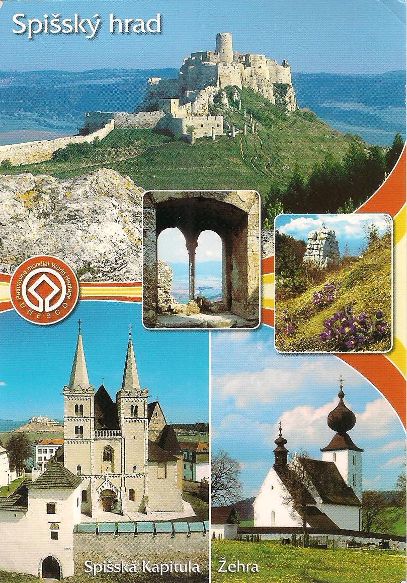 MY UNESCO WHS POSTCARDS COLLECTION: SLOVAKIA - Levoča, Spišský Hrad and ...