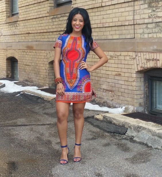 Batiki dress design, short,simple and smart - The Click Styles