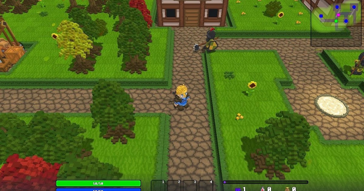 Forge Quest - Um simpático RPG feito de cubos!