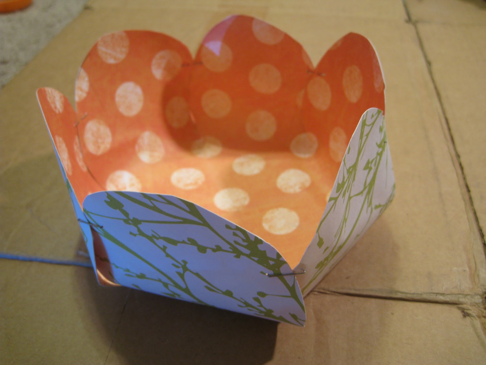 Happily Ever Crafter: Pinterest Fail: Paper Flower Bowls
