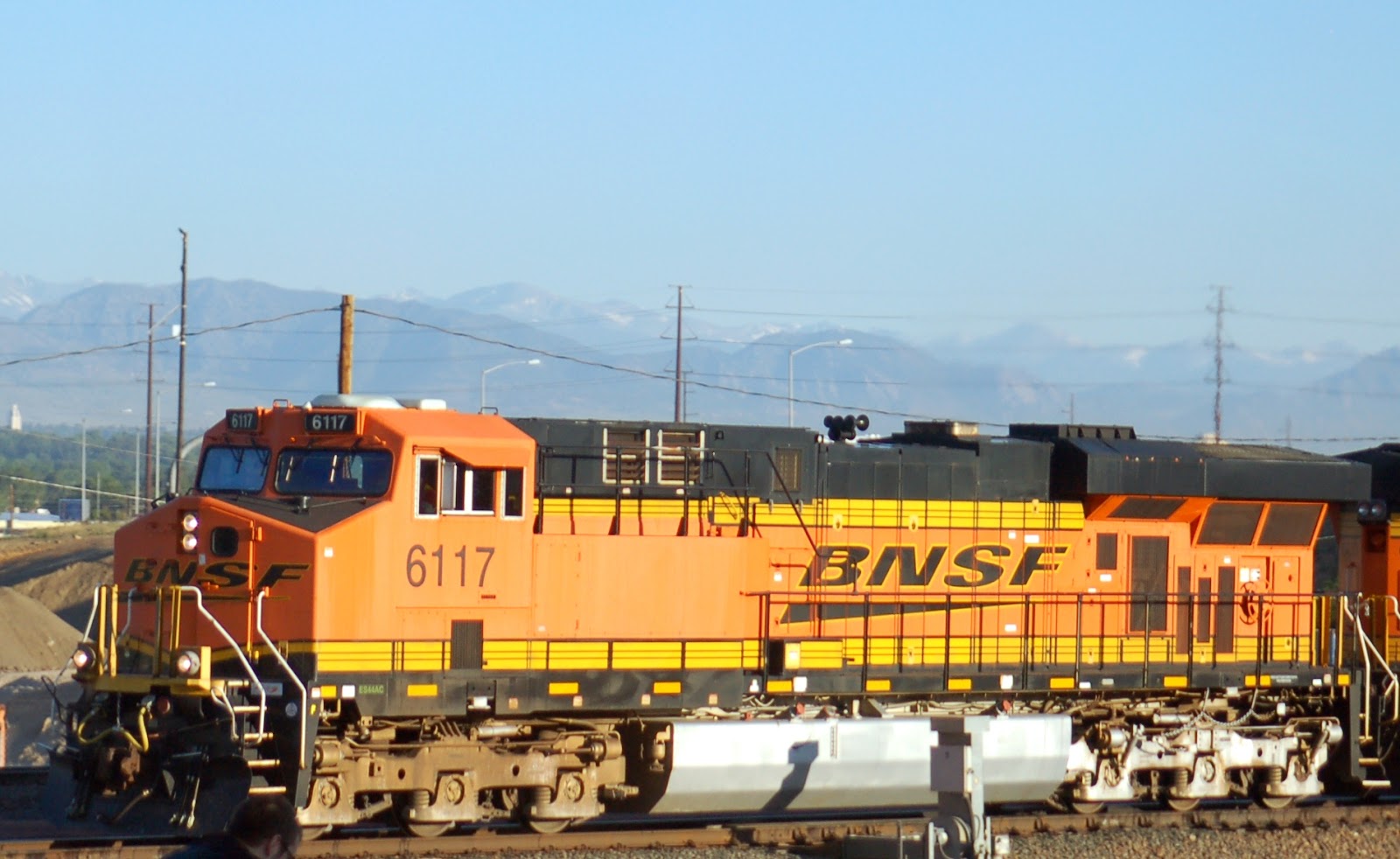 Wargames and Railroads: BNSF trains on the mainline through Denver